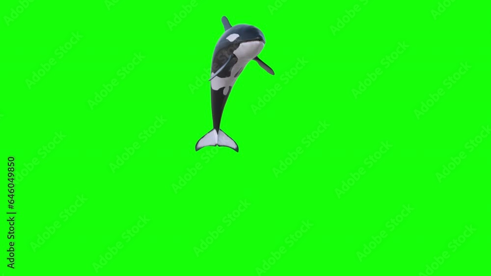 Killer Whale Orca Jump Pack includes 3 jumps, shot at different camera ...