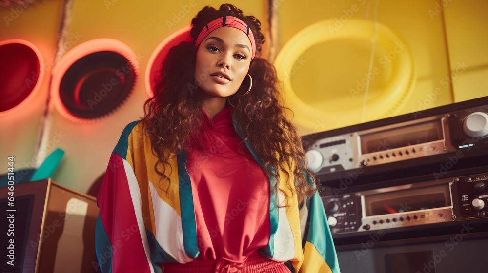 Retro Active fashion enthusiast people in a 90s and 2000s inspired ...