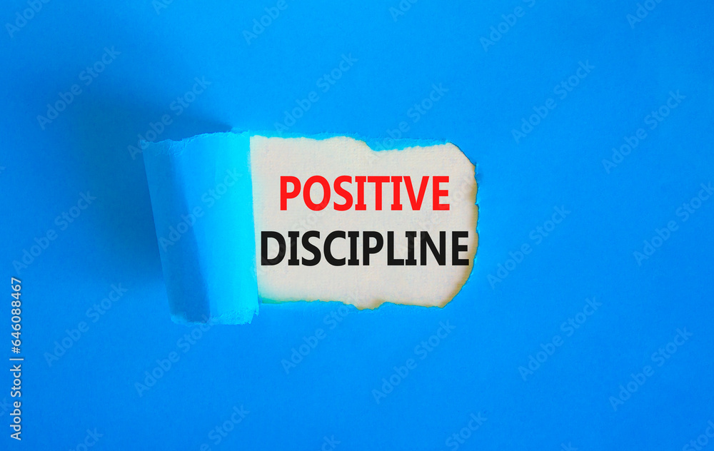Positive discipline symbol. Concept words Positive discipline on ...