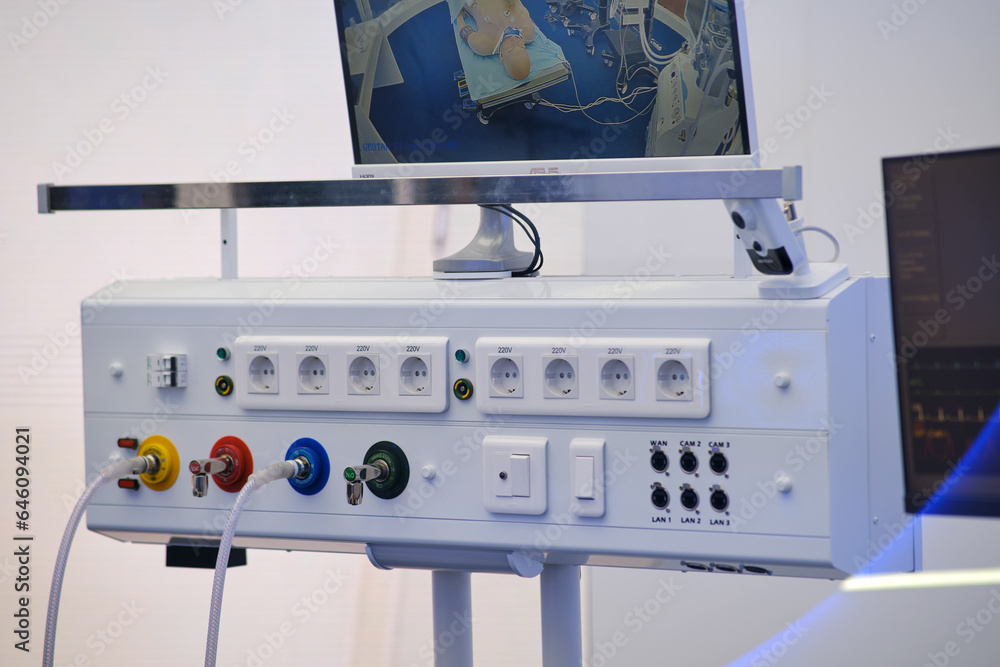 Medical equipment ASUS in the operating room for artificial lung ...