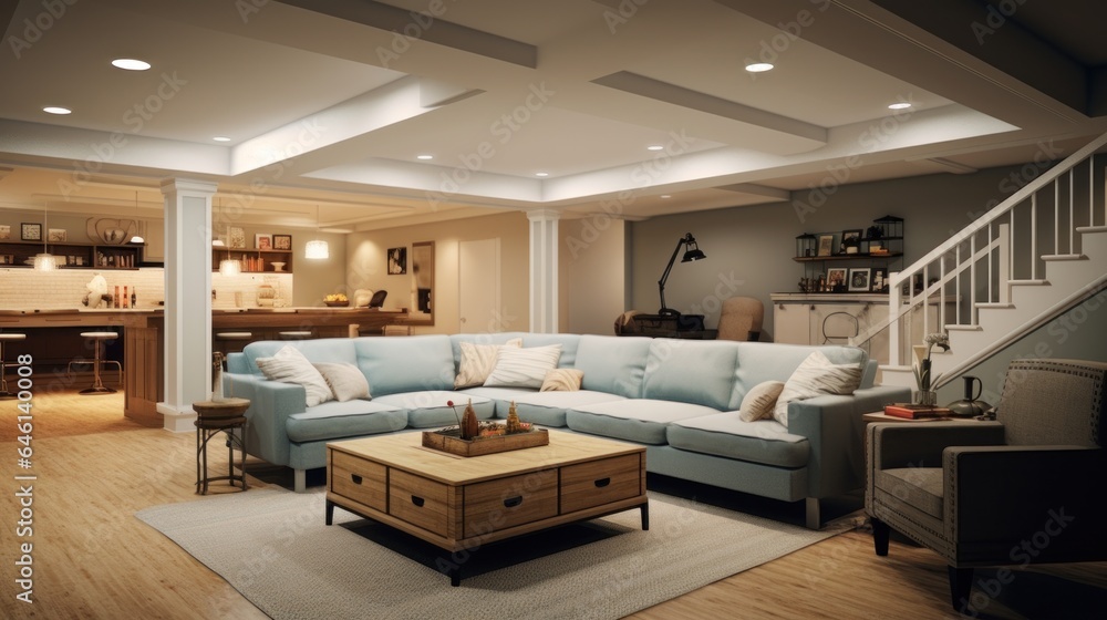 Basement Room Ideas Stock Photo | Adobe Stock