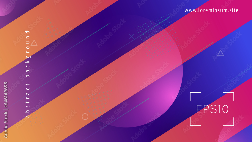 Technology Texture. Flat Music Art. Purple Liquid Pattern. Business ...