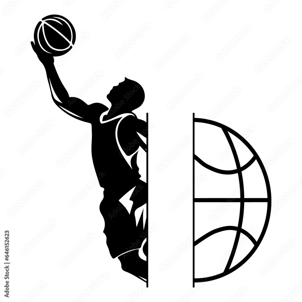 Basketball Svg png, Basketball Monogram Svg, Basketball Designs ...