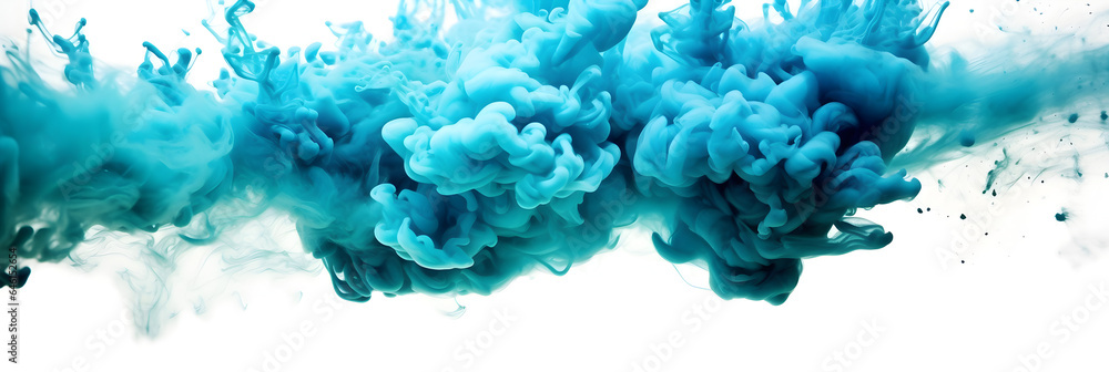 Blue Smoke Dust Explosion: A Fiery Burst of Vibrant Colors and Dynamic ...