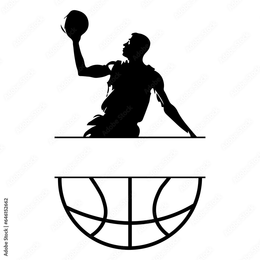Basketball Svg png, Basketball Monogram Svg, Basketball Designs ...