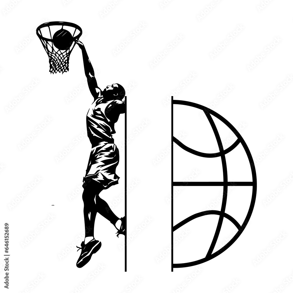 Basketball Svg png, Basketball Monogram Svg, Basketball Designs ...