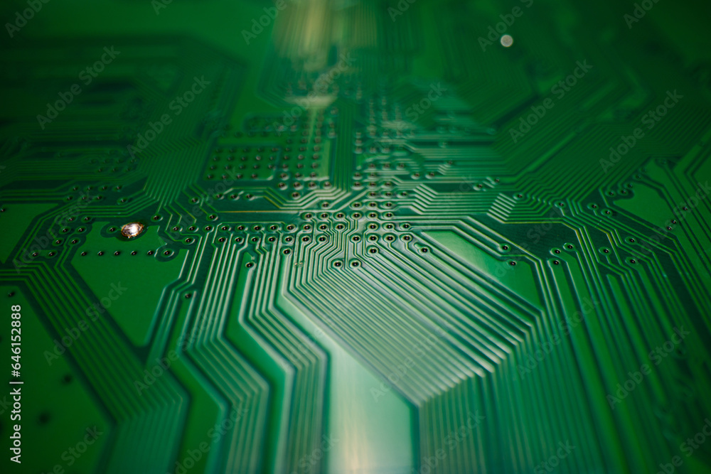 Electronic circuit board technology background. Electronic plate ...