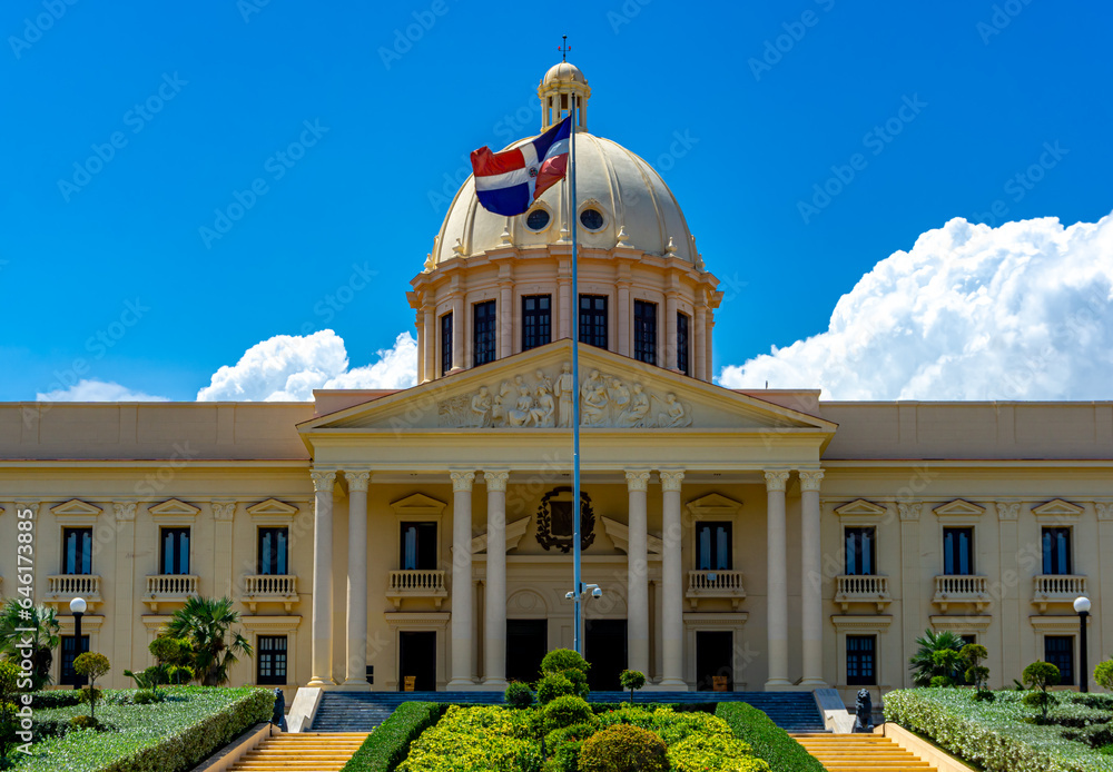 Various views of the colonial architecture of Santo Domingo, Dominican ...