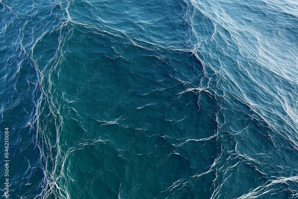 ocean blue waves background texture wallpaper, ocean with white foamy ...