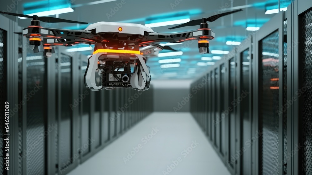 Drones scanning devices and capturing various data for analysis in ...