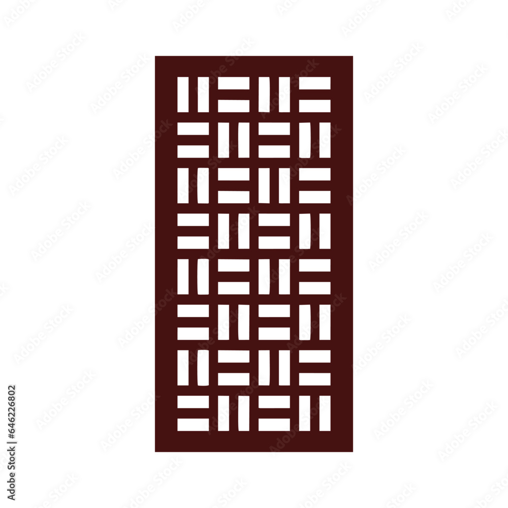 Laser Cut Patterns and Door Jali Design Stock Vector | Adobe Stock