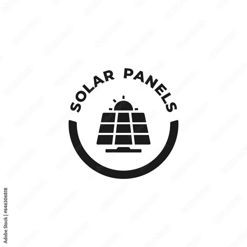 Solar Panels Icon or Solar Panels Icon Vector Isolated. Solar Panel ...