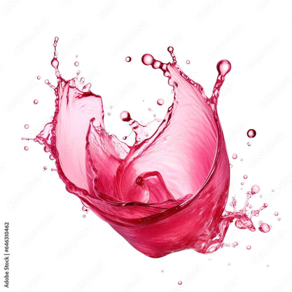 Splashes of pink paint Stock Illustration | Adobe Stock