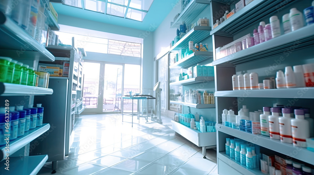 Pharmacy Interior, medicine cabinet and store medicine and pharmacy ...