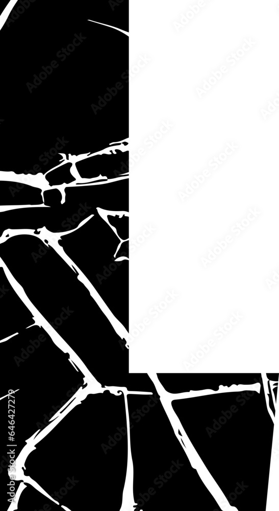 Letter L,uppercase letter with crack texture, distressed alphabet ...