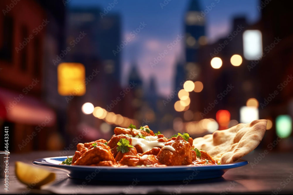 Assorted Indian food Curry butter chicken, Paneer, Chiken Tikka, rice ...