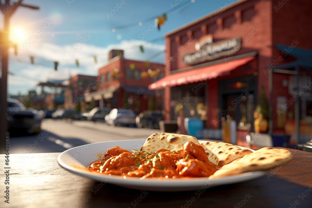 Assorted Indian food Curry butter chicken, Paneer, Chiken Tikka, rice ...