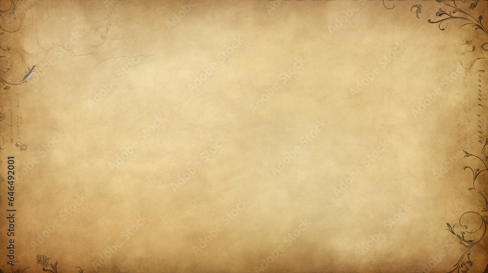 Aged Parchment Paper Texture with Ancient Scroll Aesthetics, Paper ...