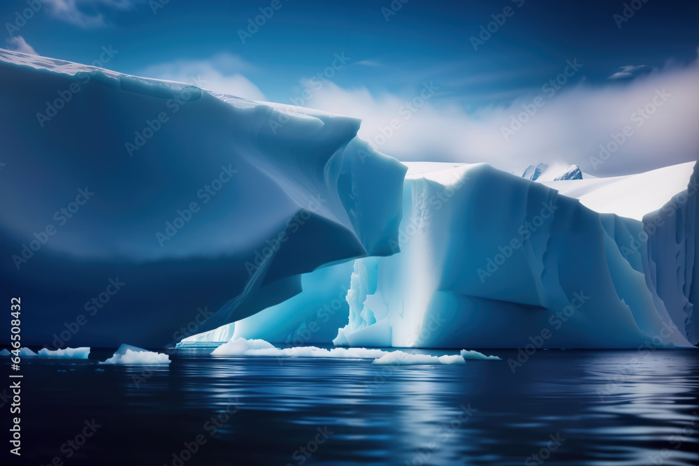 Global warming and sea level rising. Rising temperatures, glaciers and ...