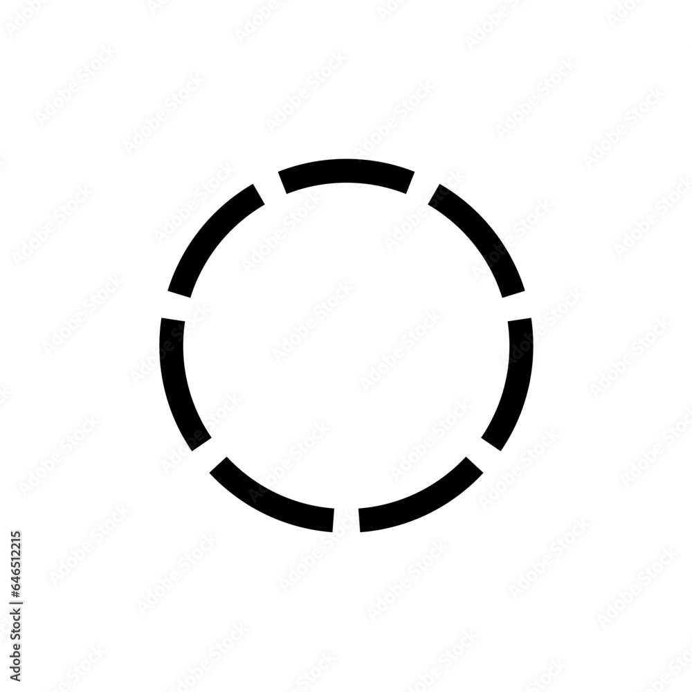Round progress bar. Circle loader and countdown icon for web and ...