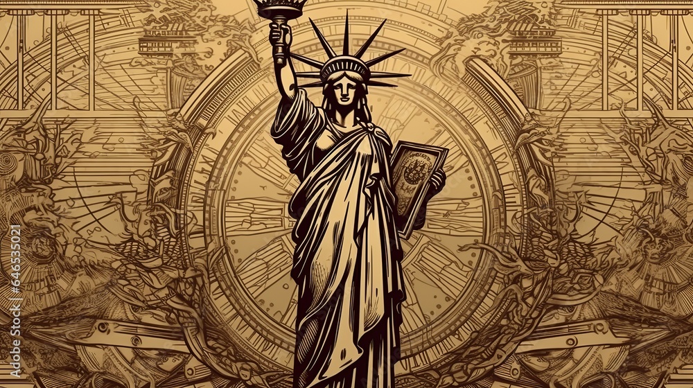 statue of liberty, freedom monument, liberty sculpture, lady liberty ...