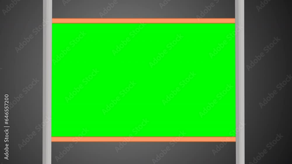 Open windows animation. Exit from inside the room. Outdoor opened ...