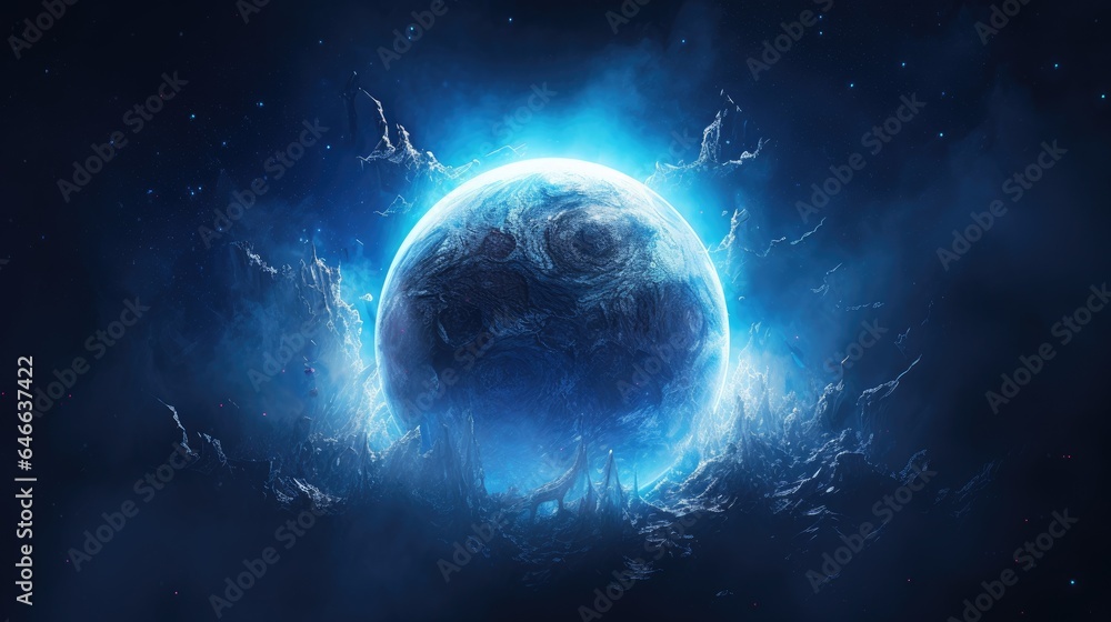 Stars, planets, fantasy landscapes of the future. Futuristic space sci ... Stars, planets, fantasy landscapes of the future. Futuristic space sci ...