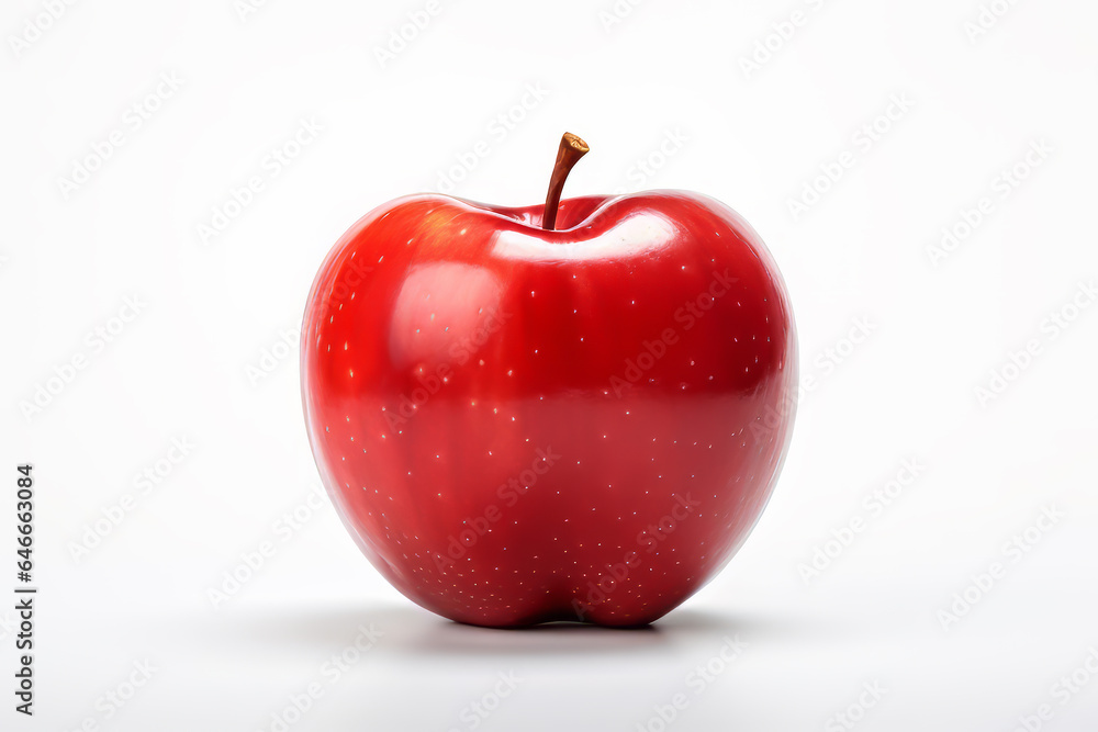 Cute cartoon apple with eyes. Cartoon fruit character. Funny emoticon ...