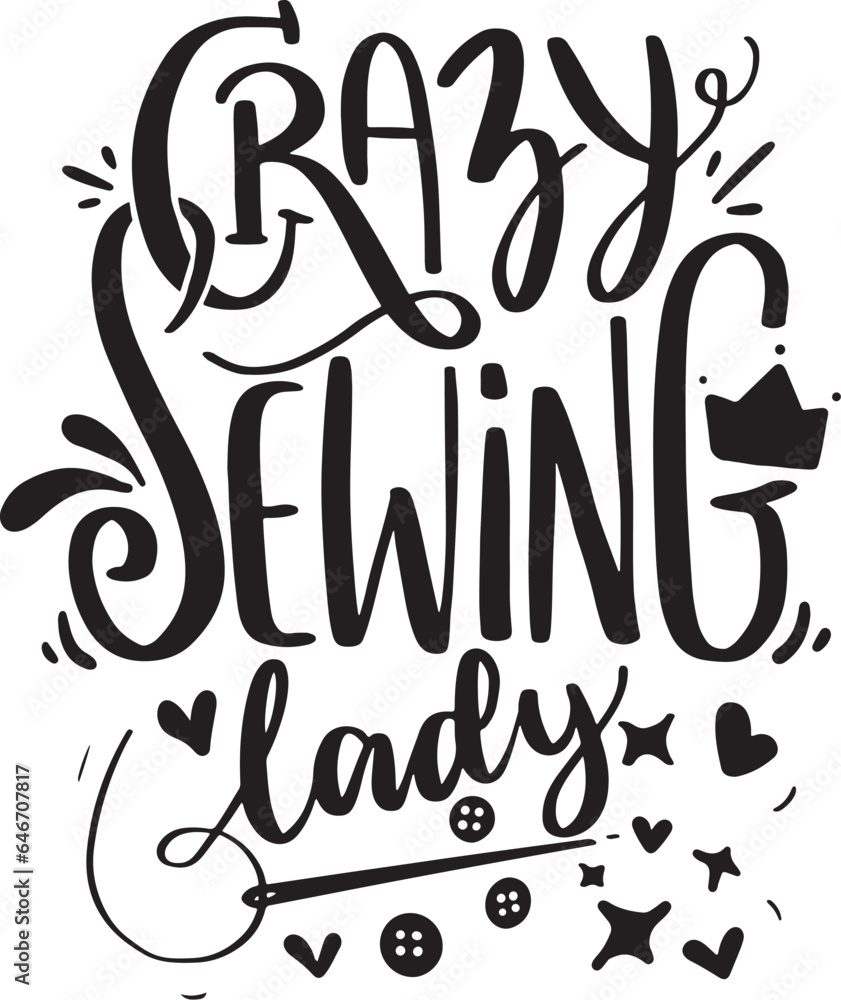 Sewing Lettering Quotes Motivational Inspirational Printable Poster ...