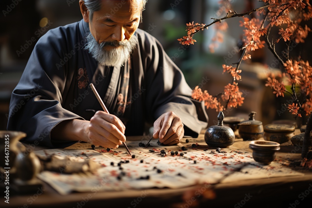 Calligraphy Artistry: Skilled calligraphers create beautiful, intricate ...