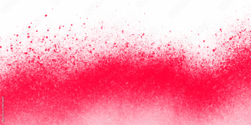 Abstract pink and red powder splatted snow background, Freeze motion of ...