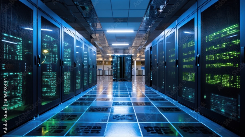 Server room where video game servers are hosted Stock Photo | Adobe Stock