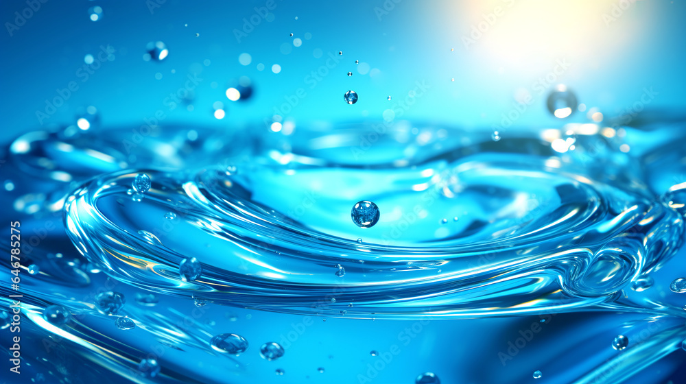 Hyaluronic acid molecules. Hydrated chemicals, molecular structure and ...