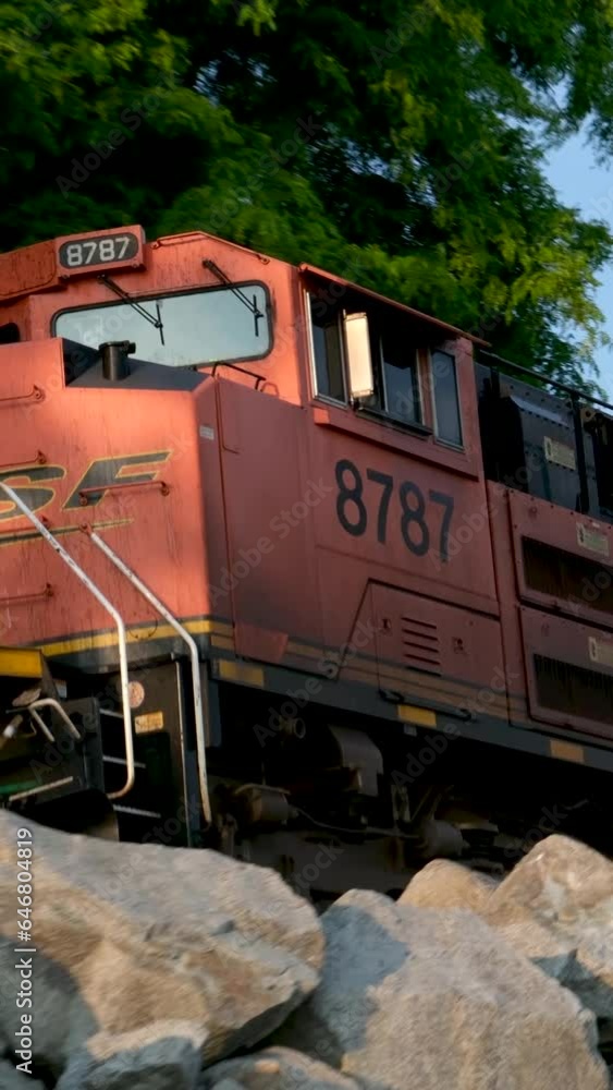 Canadian Pacific Railway Diesel Engine Locomotive Freight Train ...