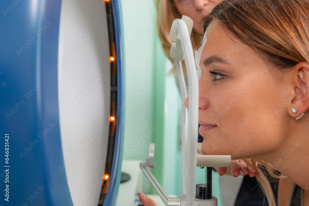 Precise visual field testing using an automatic computer perimeter for ...