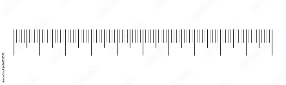 Measuring chart with 10 centimeters. Ruler scale with numbers. Length ...