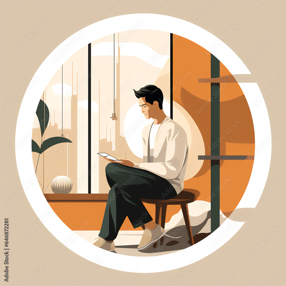 In a beautifully crafted Korean - inspired design, a vector ...