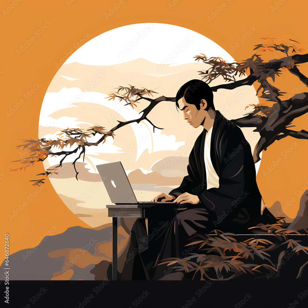 In a beautifully crafted Korean - inspired design, a vector ...