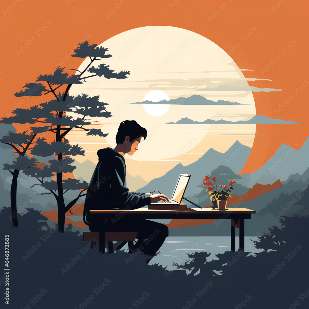 In a beautifully crafted Korean - inspired design, a vector ...