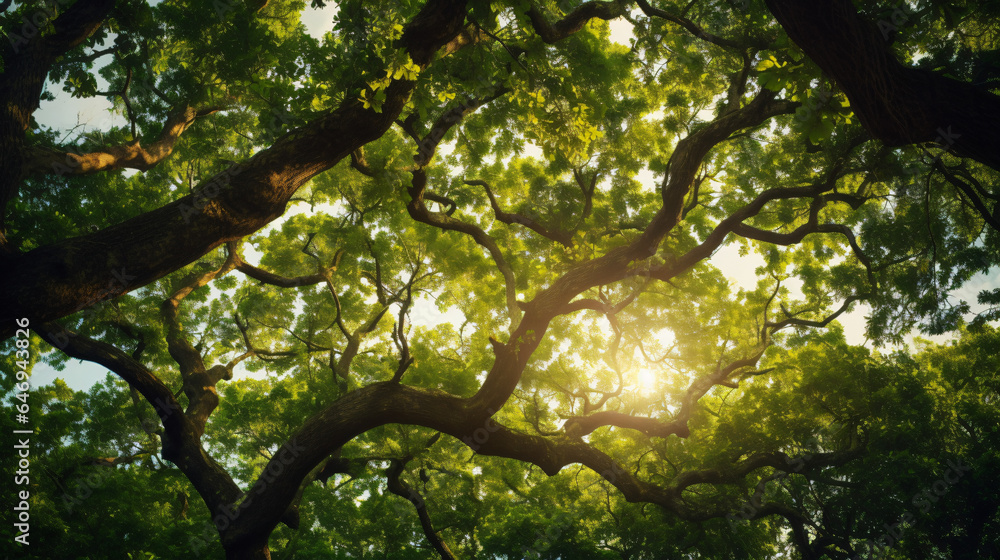 Tree canopies Stock Photo | Adobe Stock