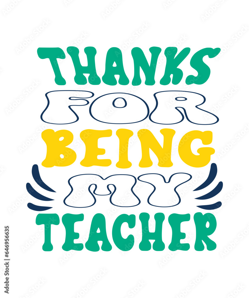 Vetor do Stock: Back To School SVG Bundle, Teacher Svg, monogram svg ...