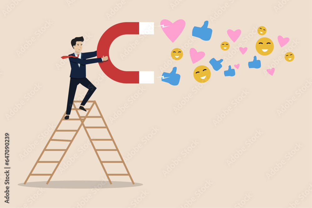 Influencer marketing, digital social media for marketing campaign or ...