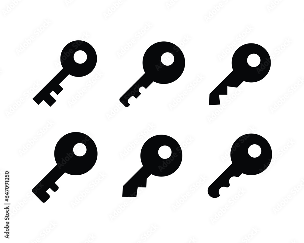 Keys icon, Closing and opening door, Locking and unlocking door key ...