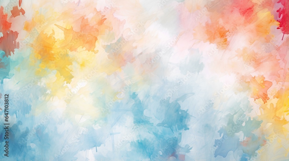 PPT abstract background, Artistic and Creative, Watercolor and Brush ...