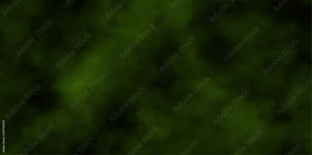 Scene glowing green smoke. ,Green mist or smog moves on black ...