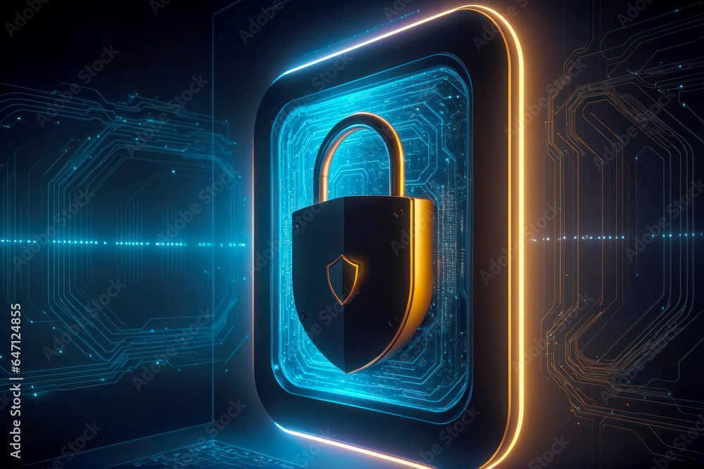 Defending Data Integrity, Cybersecurity Explained, AI Generated Stock ...