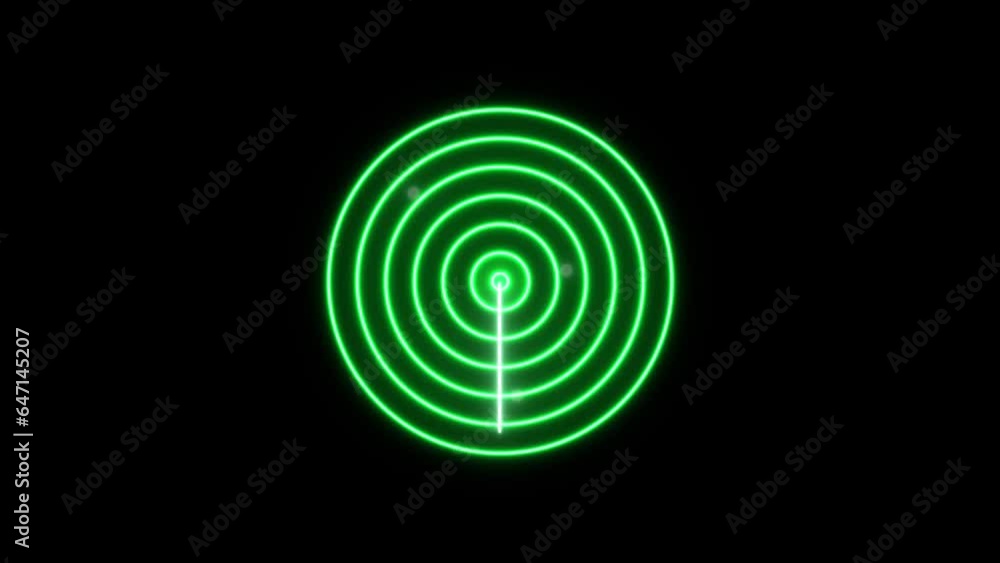 ship radar and plane radar map and location radar search animation neon ...