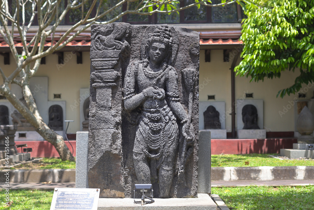 The statue of Tribangga is a standing posture used in traditional ...