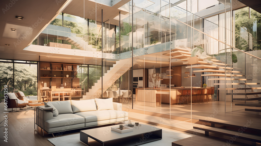 Delve into the architectural innovation of modern flat design with ...