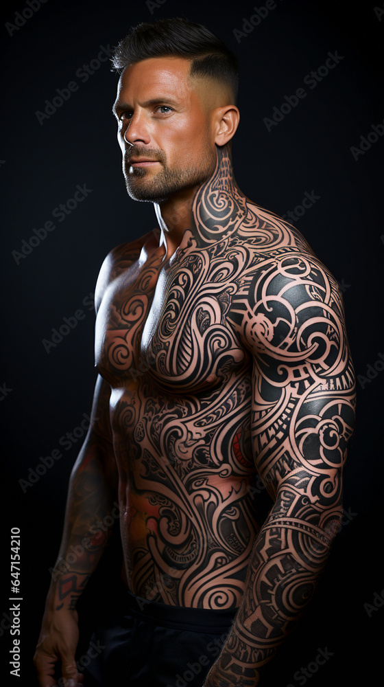 Detailed Arm Tattoo Artwork Stock Photo | Adobe Stock
